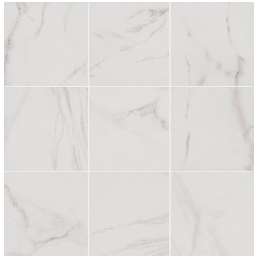 Florida Tile Home Collection Michelangelo White 12 in. x 12 in ...