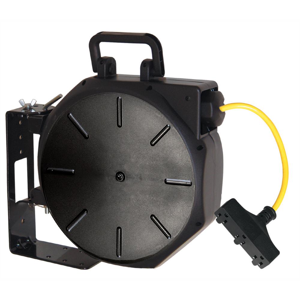 K Tool International Tri-Tap 50 ft. Cord Reel-KTI73341 - The Home Depot