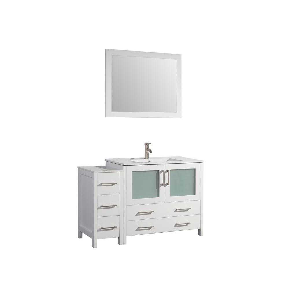 Vanity Art Brescia 48 in. W x 18 in. D x 36 in. H Bathroom Vanity in ...