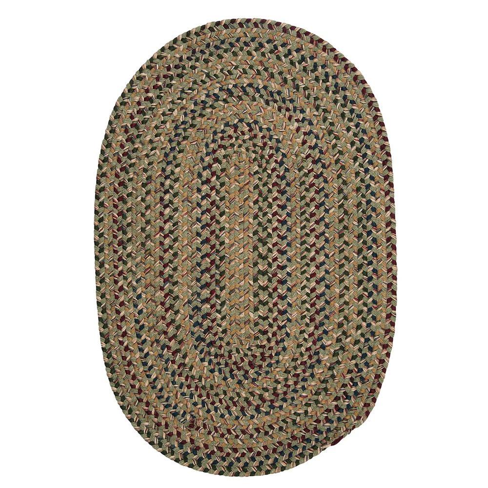 Home Decorators Collection Winchester Palm 5 ft. x 7 ft. Oval Braided ...