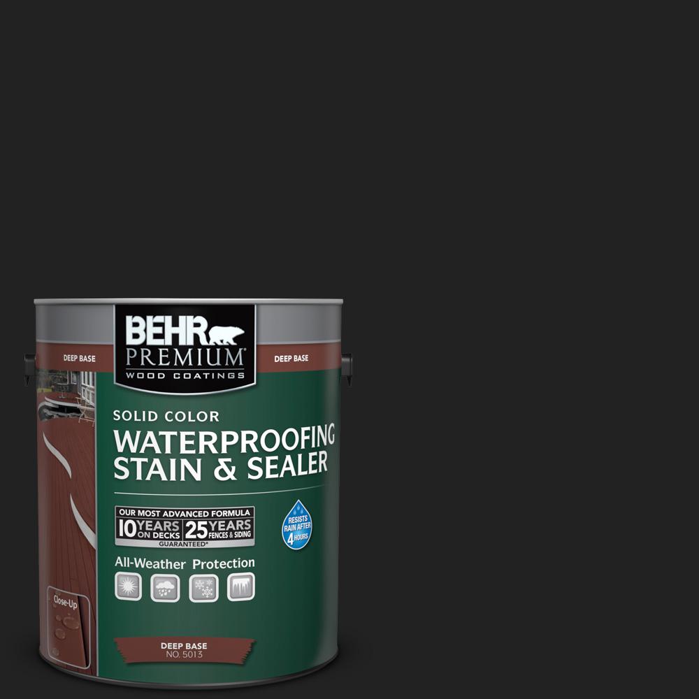 BEHR DECKplus 1 gal. #ST-102 Slate Semi-Transparent Waterproofing Wood ... BEHR DECKplus 1 gal. #ST-102 Slate Semi-Transparent Waterproofing Wood ...