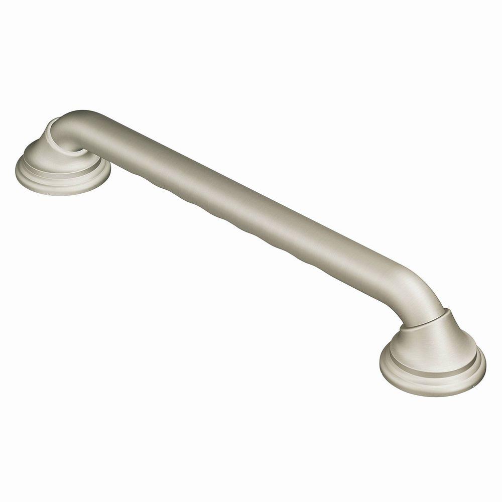 MOEN Designer Ultima 12 In X 1 1 4 In Screw Grab Bar With Curl Grip