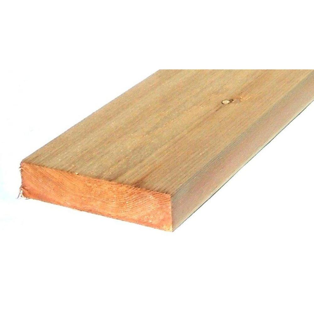 2 In X 8 In X 12 Ft Western Red Cedar Board RCL220812 The Home Depot