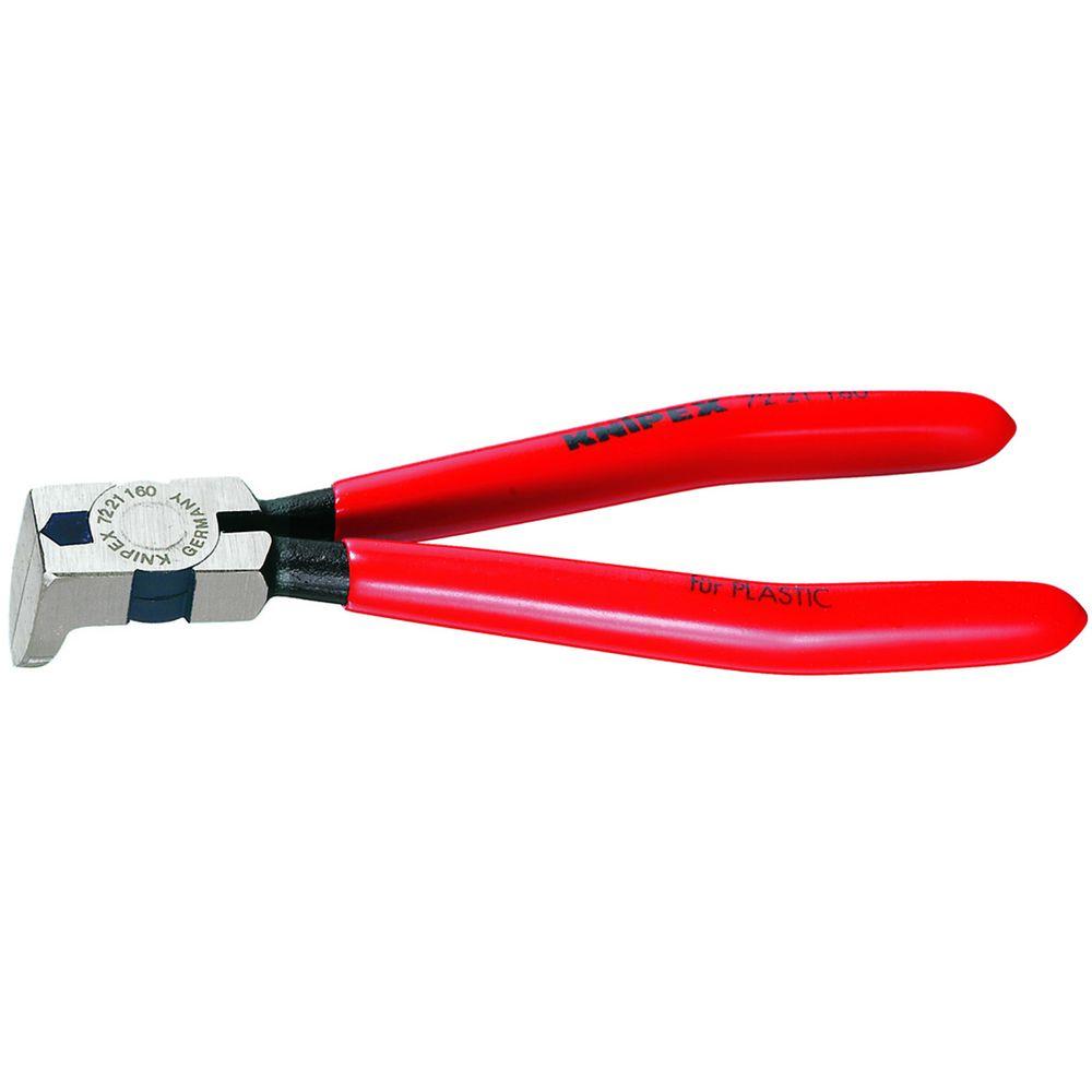 KNIPEX 6-1/4 in. 85 Degree Angle Diagonal Flush Cutters-72 21 160 - The ...