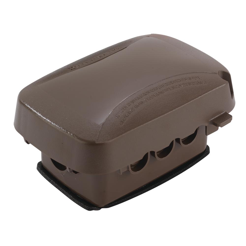 Intermatic 1-Gang Extra-Duty Plastic In-Use Electrical Outlet Cover in ...