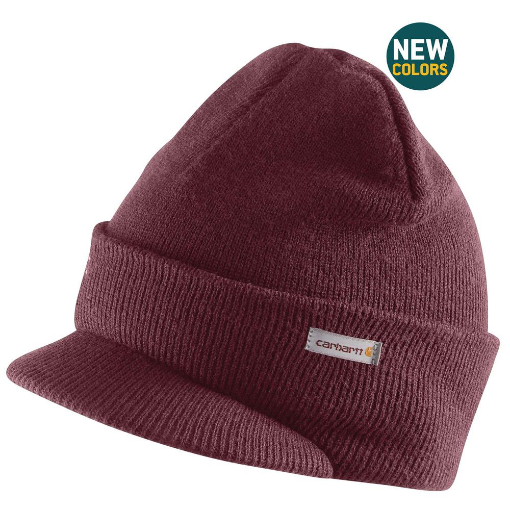 Carhartt Men's OFA Port Acrylic Knit Hat with Visor-A164-614 - The Home ...