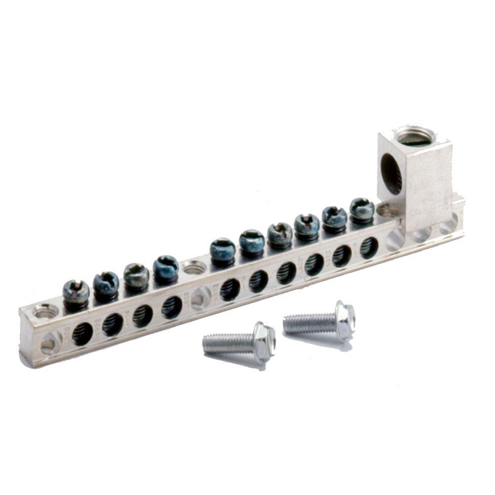 Eaton 10 Terminal Ground Bar Kit-GBK1020CS - The Home Depot