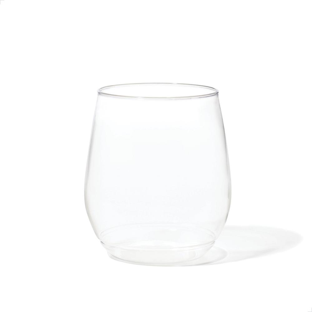 Tossware Unbreakable 14 Oz Stemless Plastic Wine Glasses Set Of 24 Tp14vn124c The Home Depot