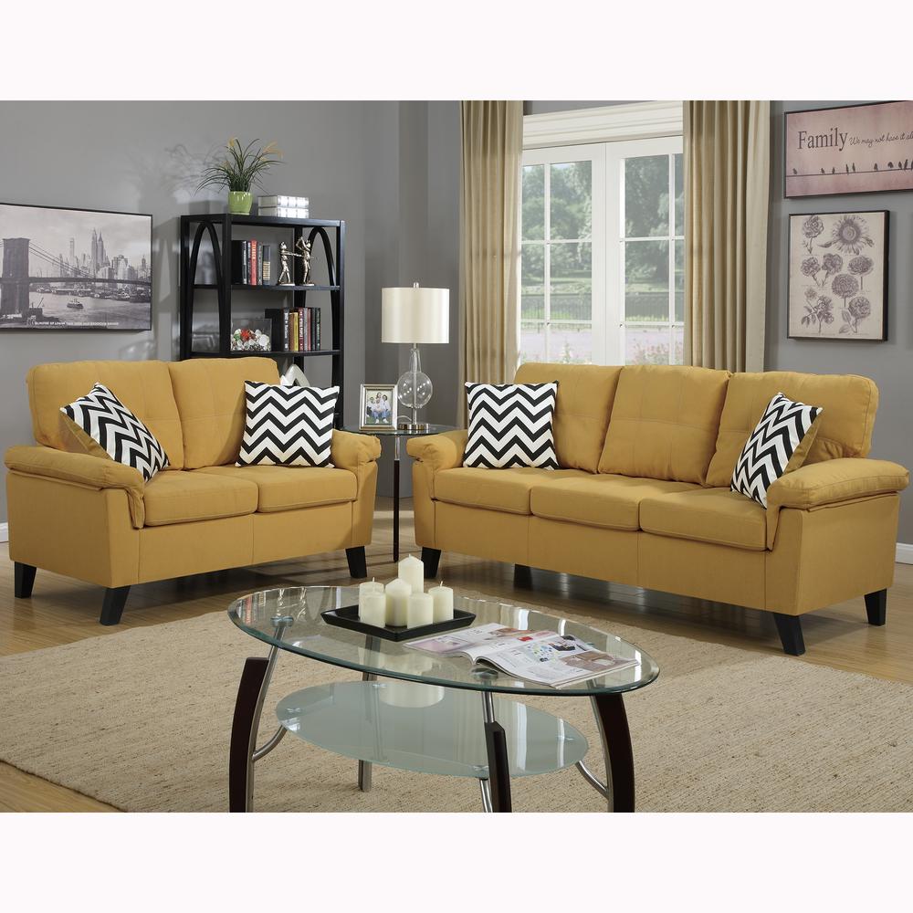 Venetian Worldwide Liguria 2-Piece Citrus Sofa Set-VENE-F6906 - The ...