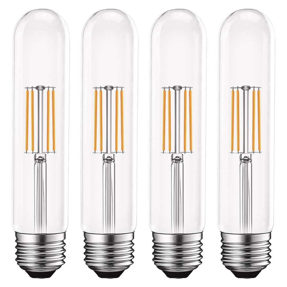 LUXRITE 60-Watt Equivalent T9 Dimmable Edison LED Light Bulbs UL-Listed ... LUXRITE 60-Watt Equivalent T9 Dimmable Edison LED Light Bulbs UL-Listed ...