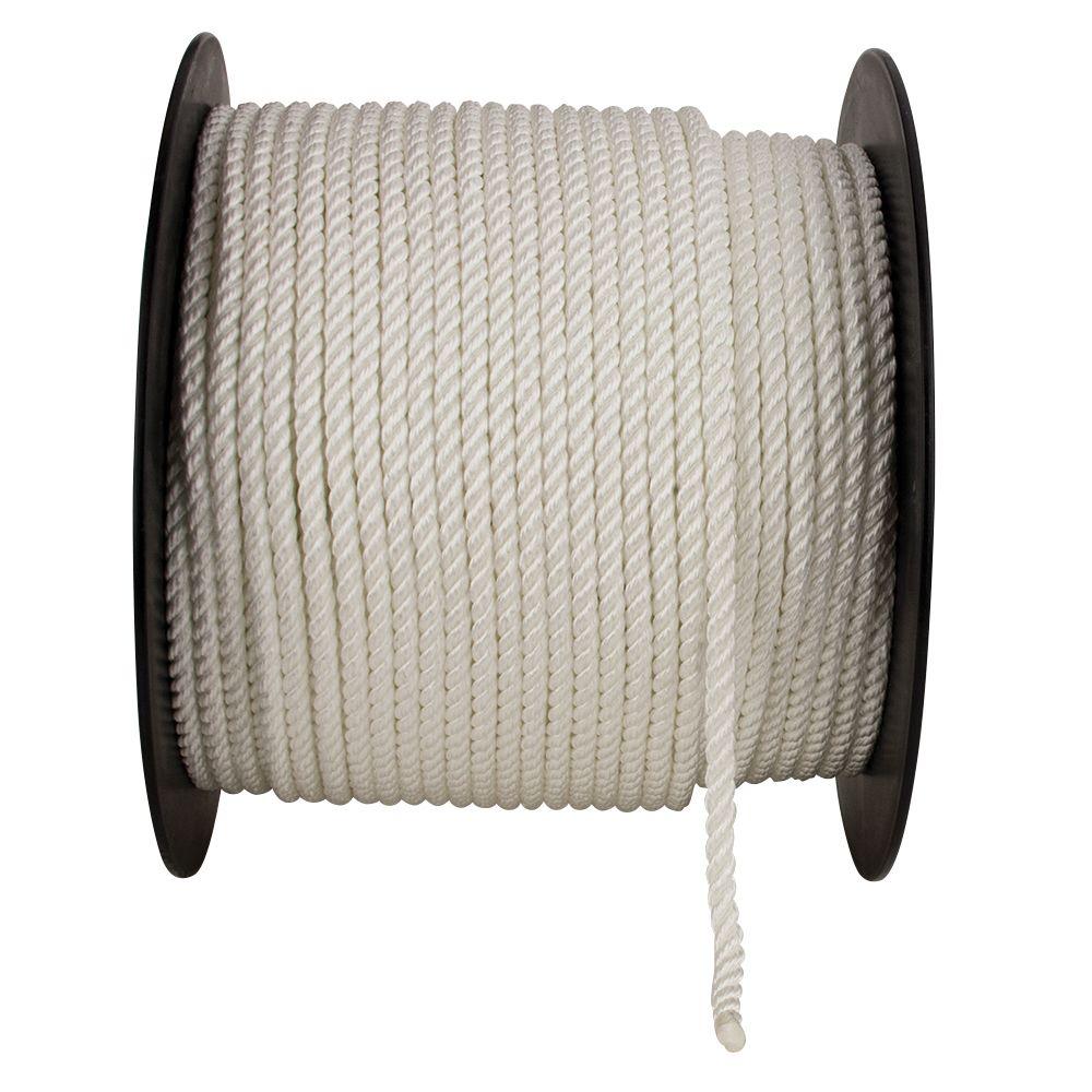 Everbilt 3/8 in. x 50 ft. Natural Twisted Manila Rope-73331 - The Home ...