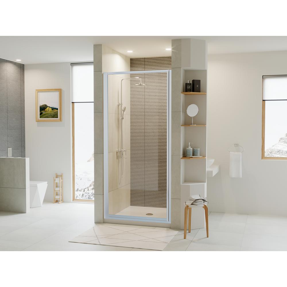 Coastal Shower Doors Legend Series 24 In X 64 In Framed Hinged Shower