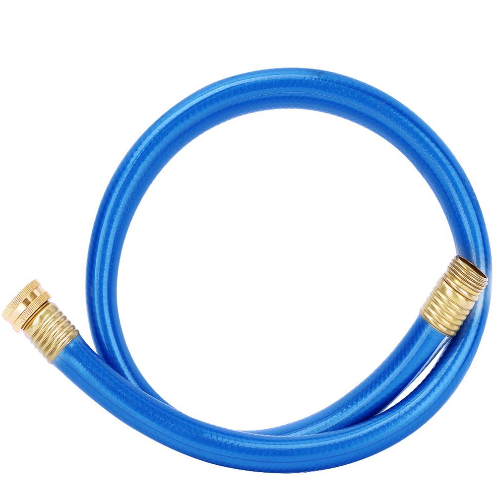 Worth Garden 5/8 in. Dia x 4 ft. Blue with White Stripe 4 Stars Garden ...