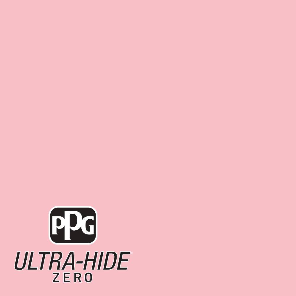 PPG 1 gal. #HDPR29 Ultra-Hide Zero Cotton Candy Pink Flat Interior ...