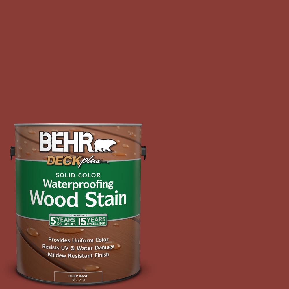 BEHR DECKplus 1 gal. #PPF-30 Deep Terra Cotta Solid Color Waterproofing ... BEHR DECKplus 1 gal. #PPF-30 Deep Terra Cotta Solid Color Waterproofing ...
