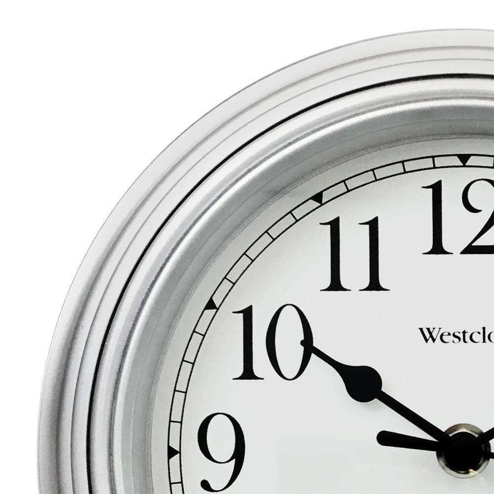 Westclox 9 in. Simplicity Wall Clock with Bezel and Silver 46984A - The ...