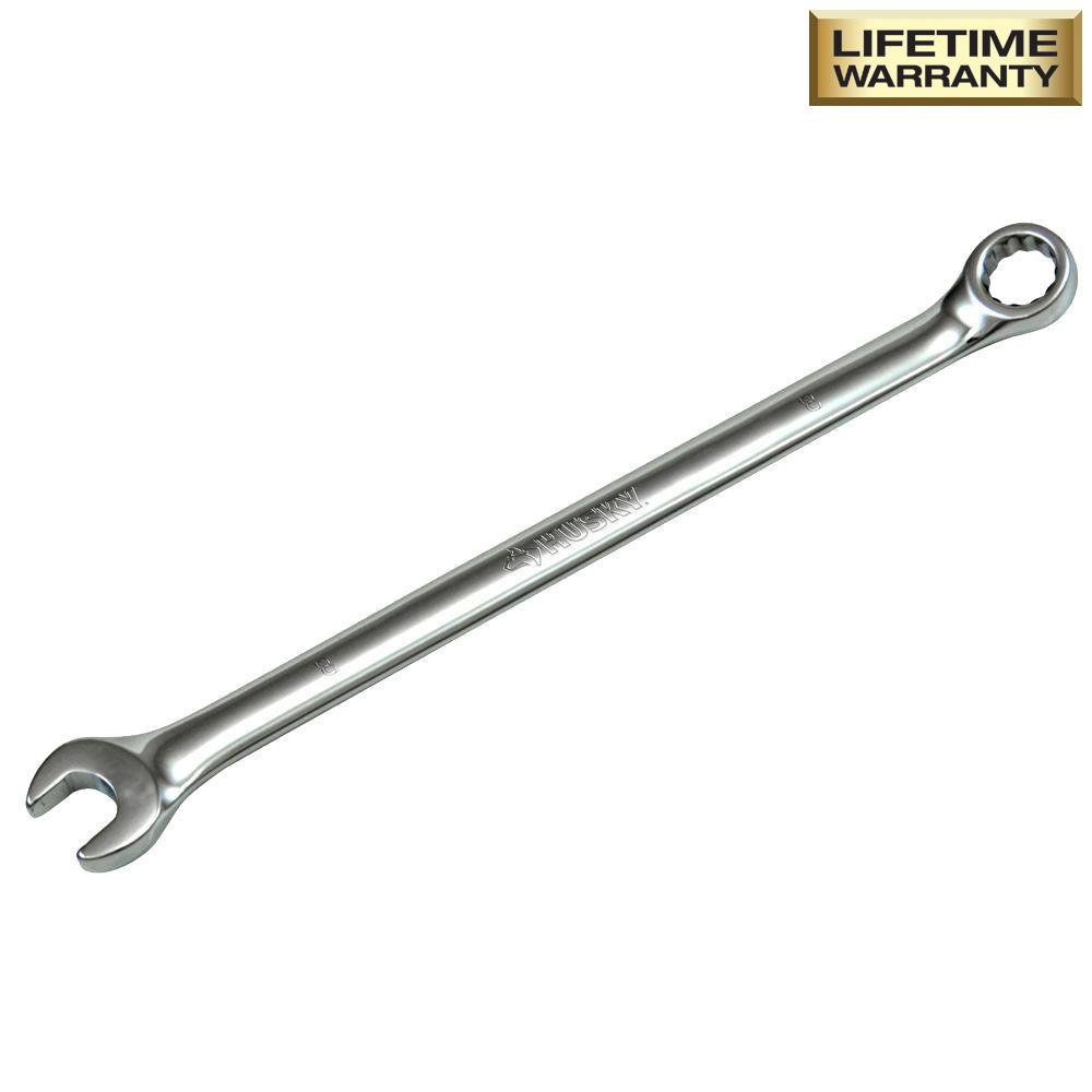 Husky 10 mm 12-Point Metric Full Polish Combination Wrench-HCW10MM ...