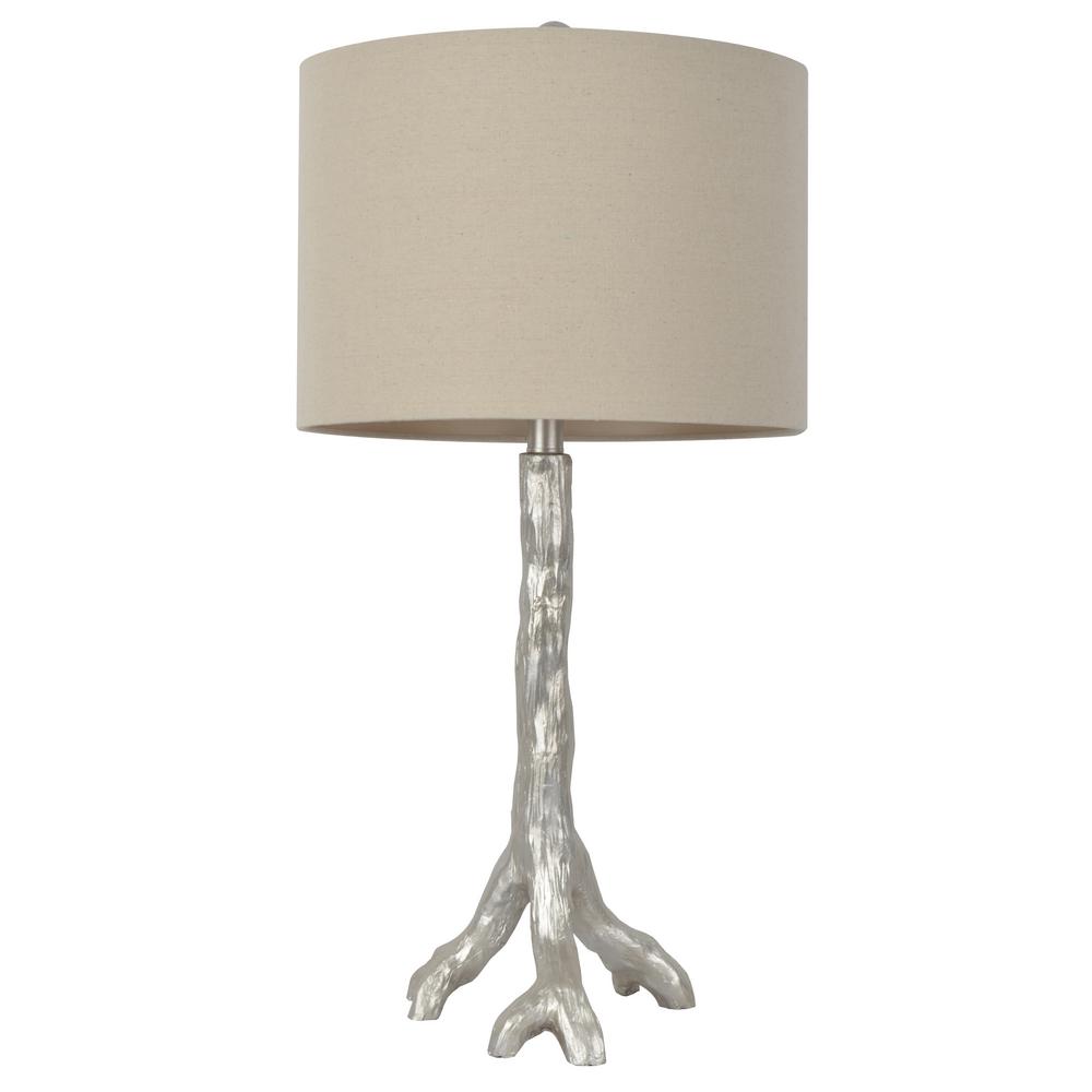 Simple Designs 17 72 In Morning Glory Led Lighted Silver Decorative