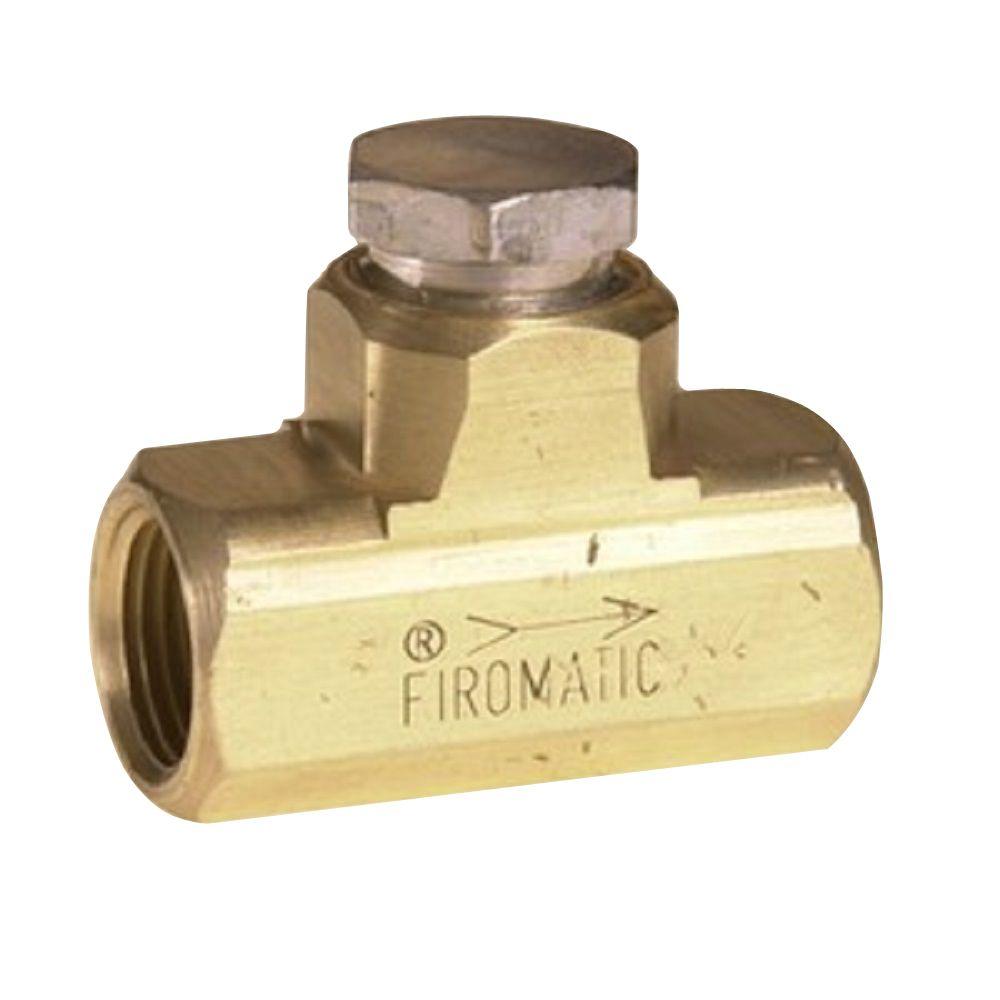 Firomatic 3/8 in. Brass Check Valve-B100HCV - The Home Depot