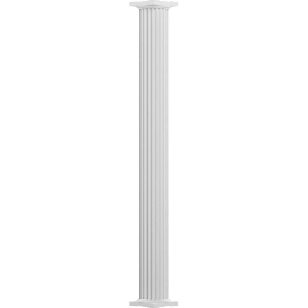 HB&G 8 in. Round PermaCast Column Cap and Base Set-120999 - The Home Depot