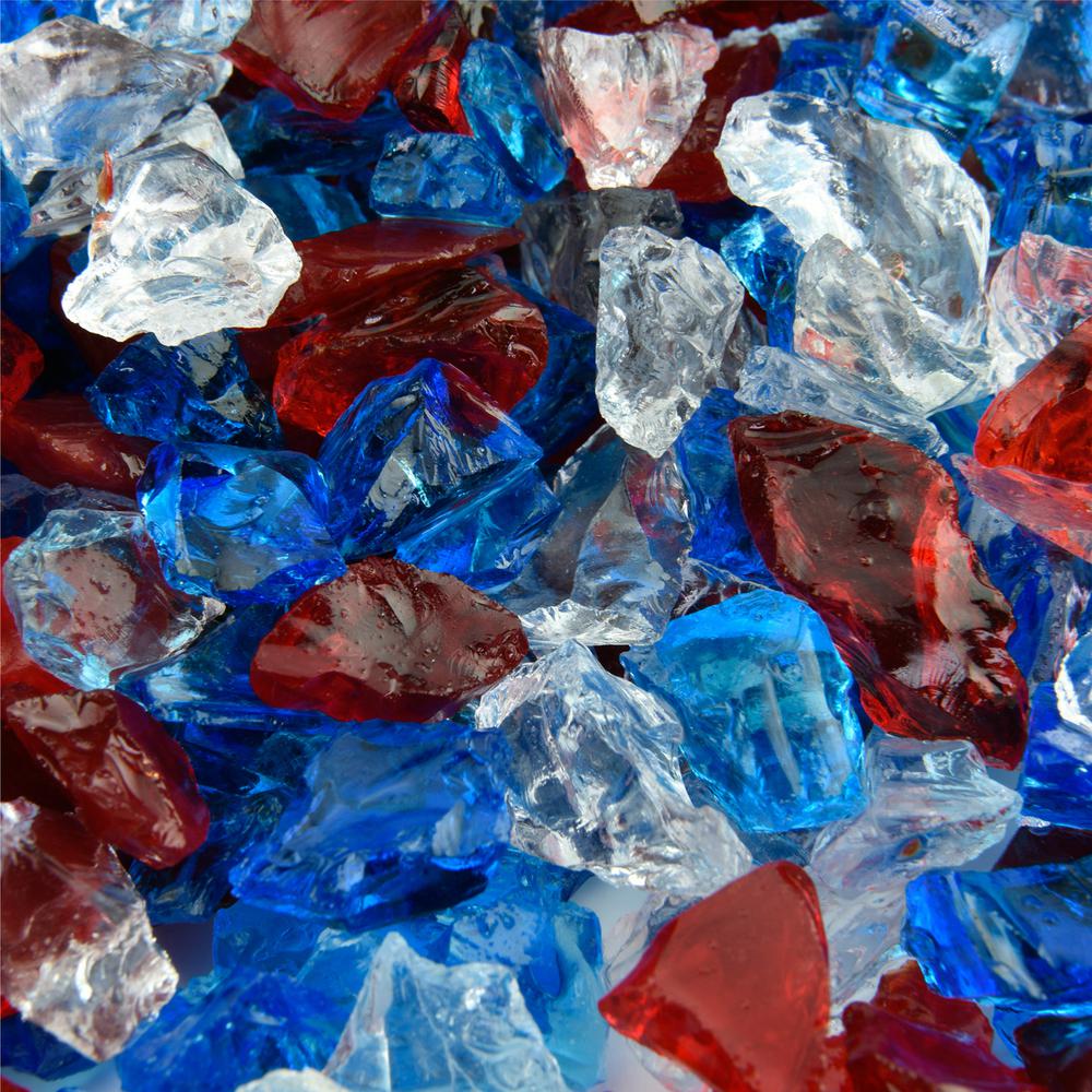 Fire Pit Essentials 10 lbs. of Liberty 3/8 in. to 3/4 in. Crushed Fire ...