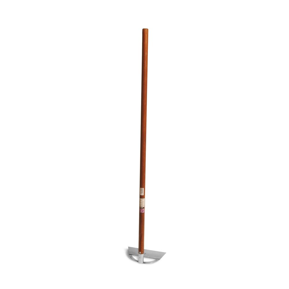 Nisaku 8 in. Blade Stainless Steel Half Moon Rake-NJP205 - The Home Depot