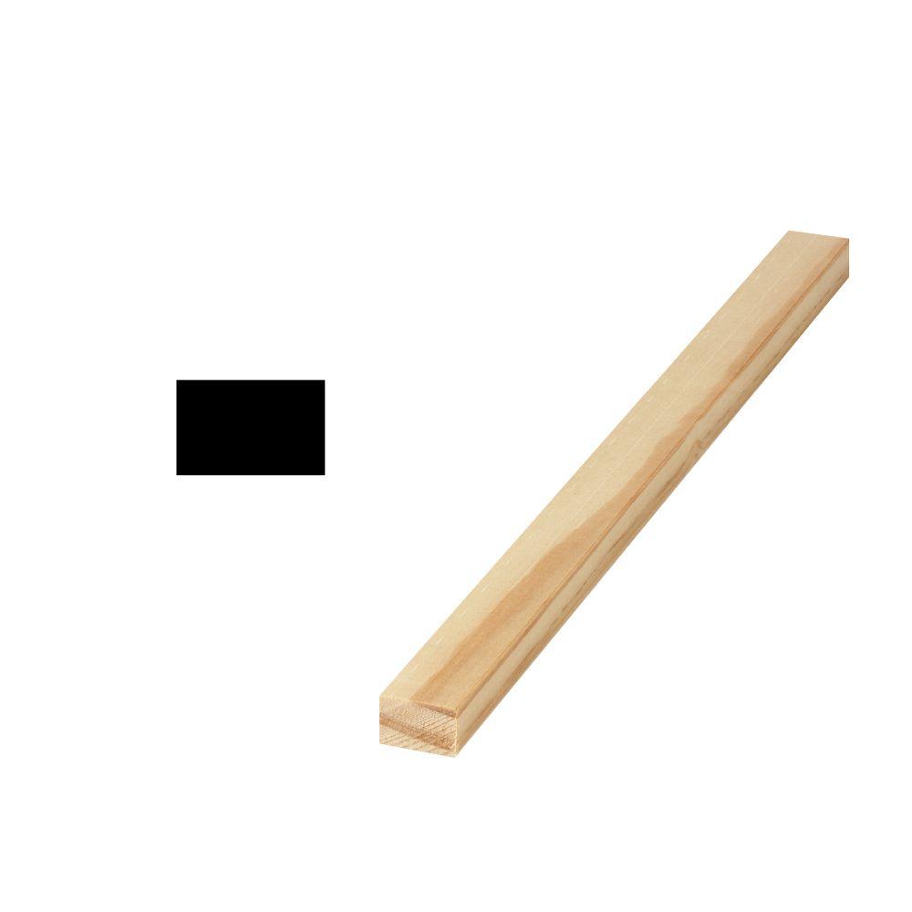Woodgrain Millwork WM 254 1 2 In X 3 4 In X 96 In Wood Pine S4S 