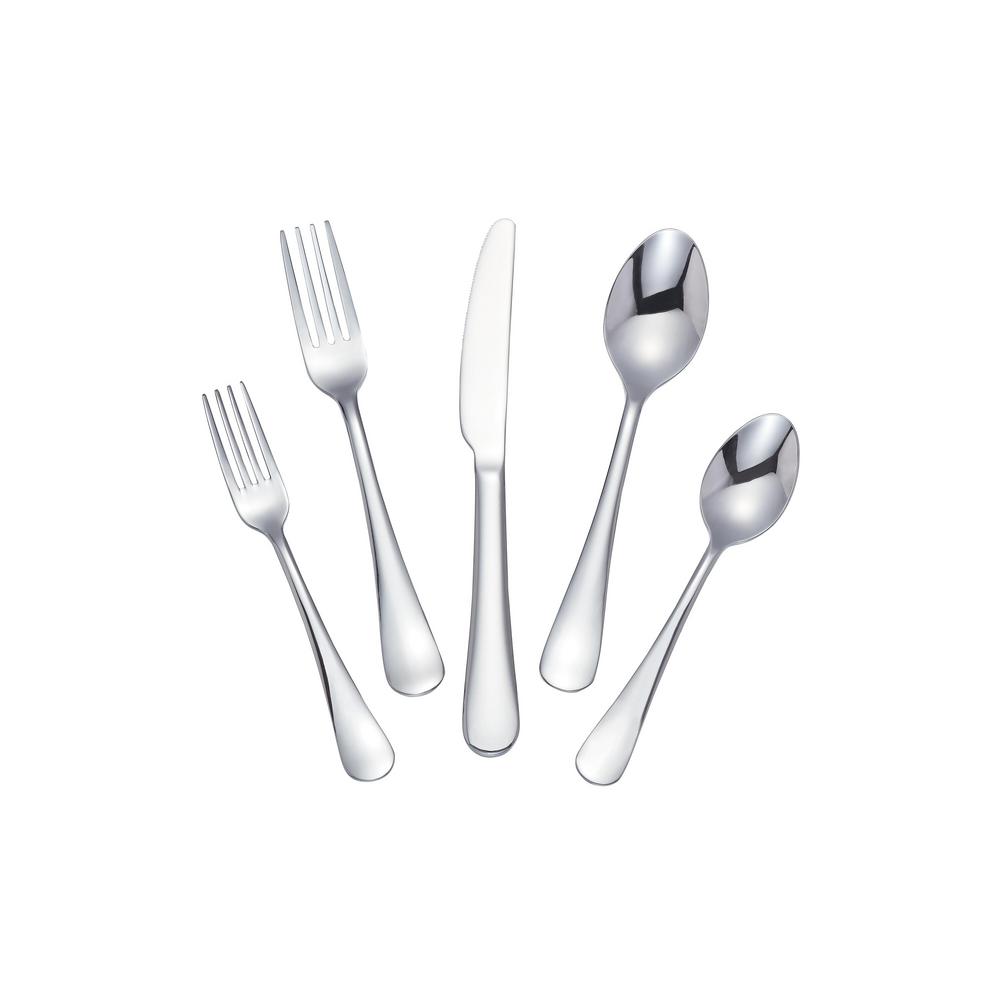 Home Decorators Collection Kempton 16-Piece White Stoneware Dinnerware ...