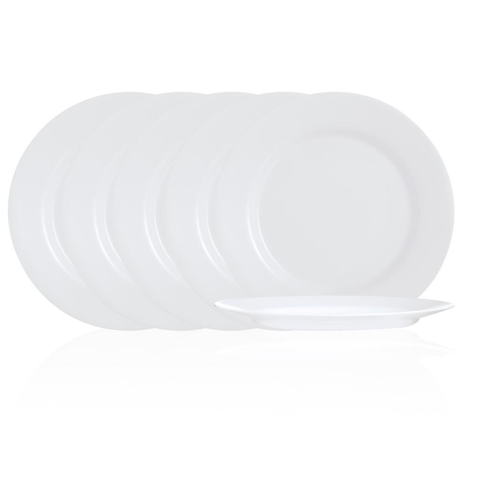 Luminarc Everyday White Dinner Plate Set (6-Piece)-P1872 - The Home Depot