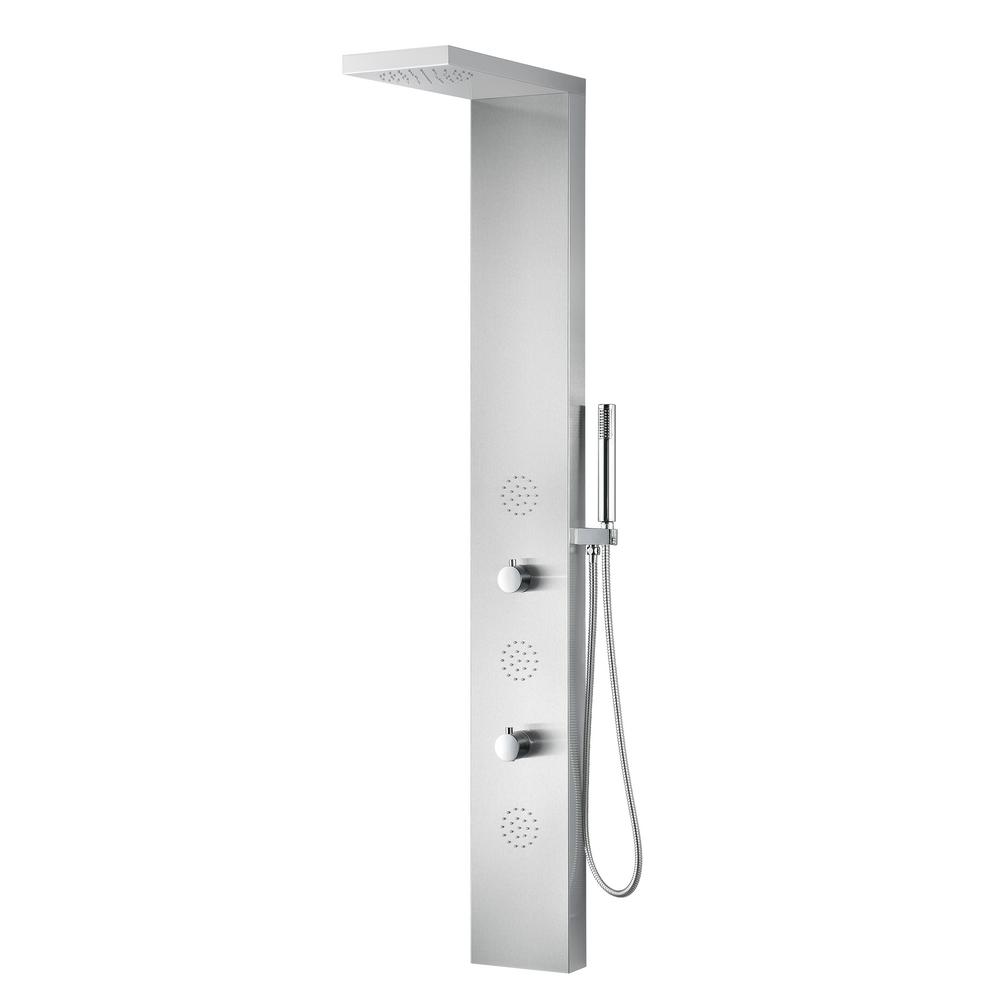 Anzzi Tundra Series 52 In 3 Jetted Full Body Shower Panel System With
