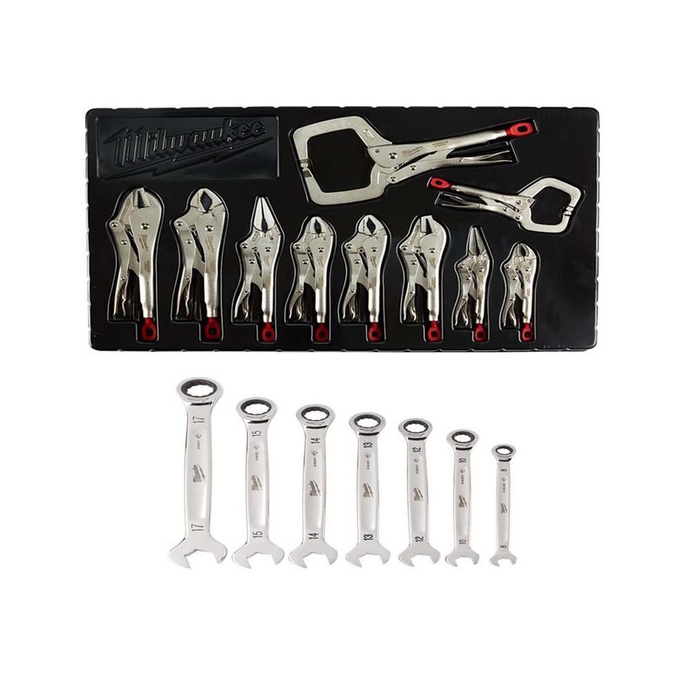 Milwaukee Mechanic Hand Tool Set (17-Piece)-48-22-3690-48-22-9506 - The ...