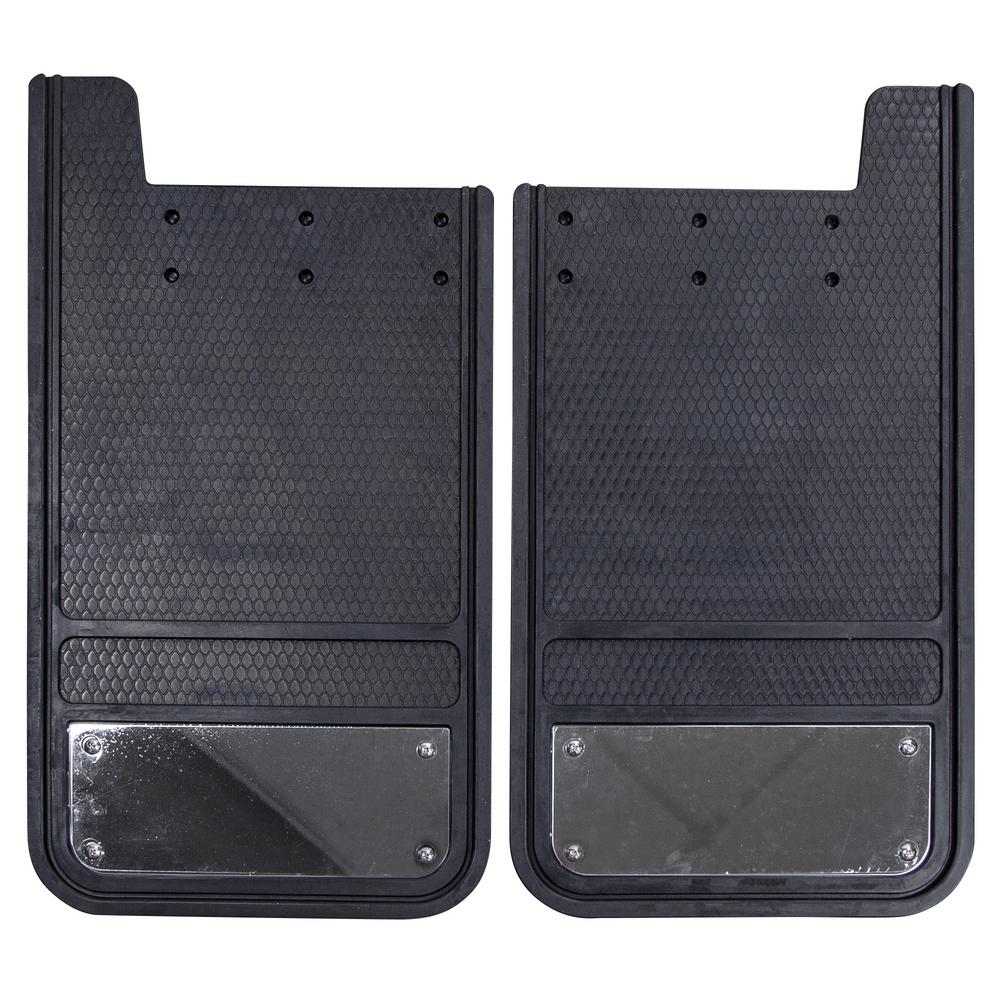 Plasticolor 12 in. x 23 in. Rear Mud Guards Heavy-duty-001844R01 - The ...