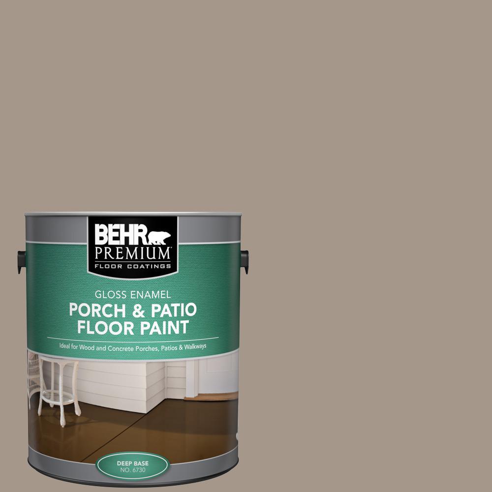 BEHR PREMIUM 1 gal. #N220-4 Shiitake Gloss Enamel Interior/Exterior ...