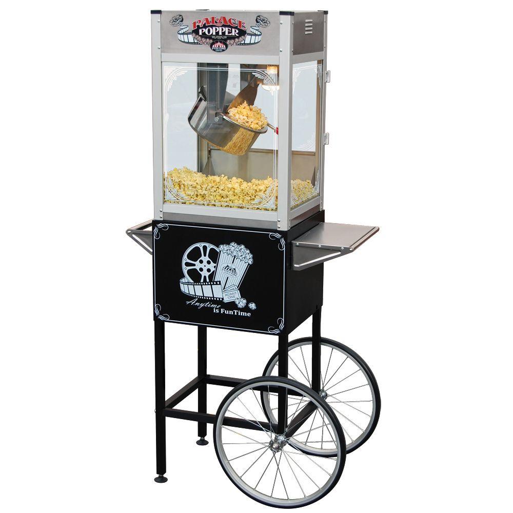 Funtime Palace 16 oz. Hot Oil Stainless Steel Popcorn Popper Machine ...
