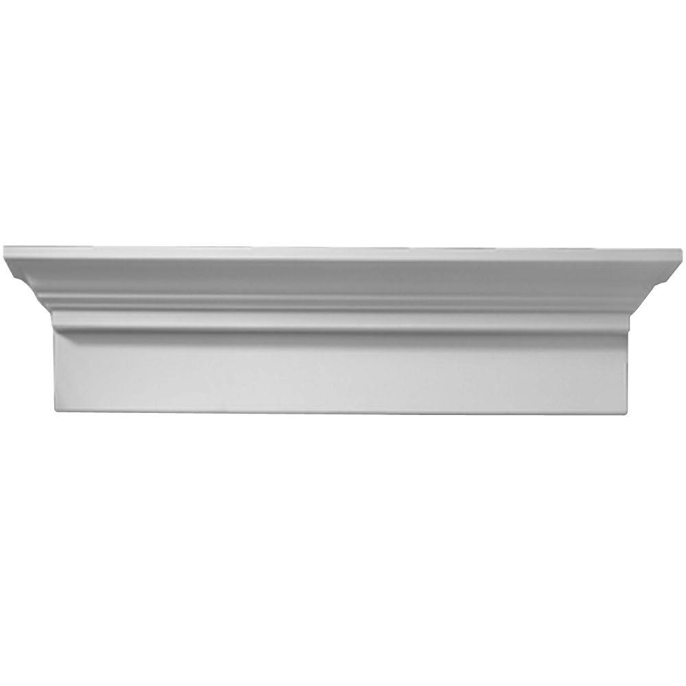 Fypon 32 in. x 9-11/16 in. x 4-9/16 in. Polyurethane Window and Door ...