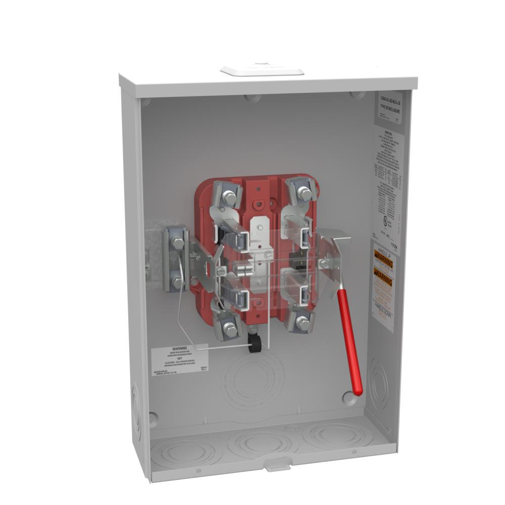 Milbank 200 Amp 5 Terminal Ringless Overhead Underground Lever Bypass