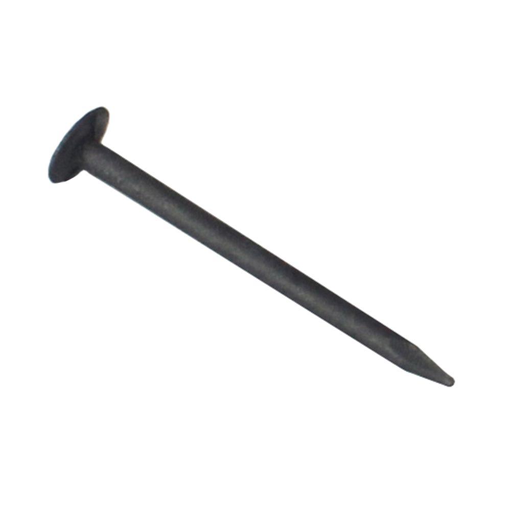 Everbilt 12.5 g x 1-5/8 in. Black Phosphate Ring Shank Drywall Nail (4 ...
