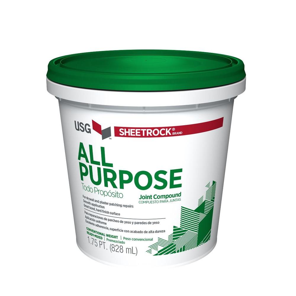 SHEETROCK Brand All Purpose 1 75 Pt Pre Mixed Joint Compound 380270 SHEETROCK Brand All Purpose 1 75 Pt Pre Mixed Joint Compound 380270