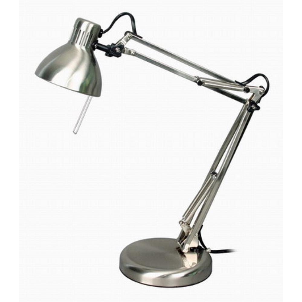 22 in. White Indoor Task Lamp with Clamp-VSL0064CW - The Home Depot