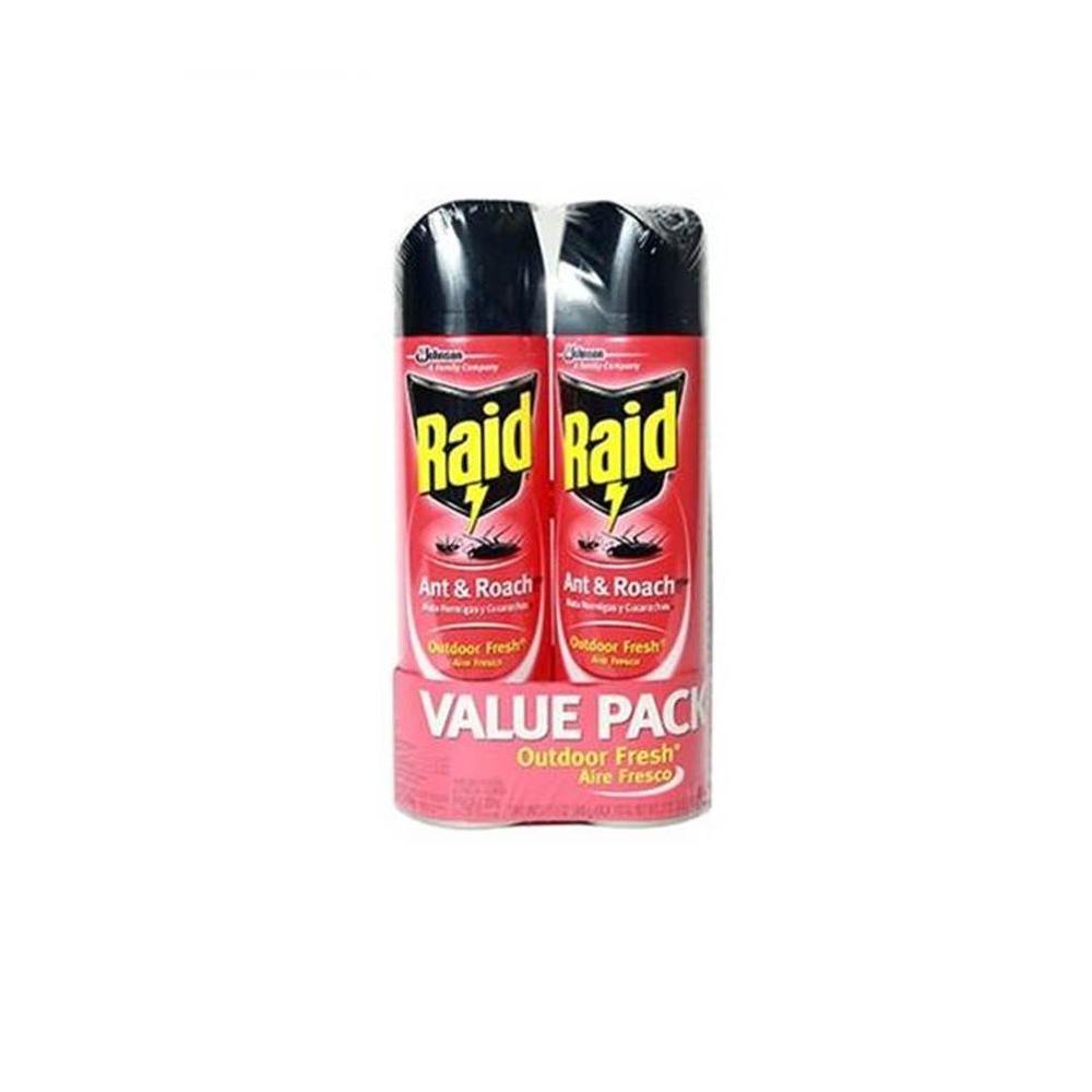 Raid Ready-to-Use Ant and Roach Killer Twin Pack-SCJ312037 - The Home Depot