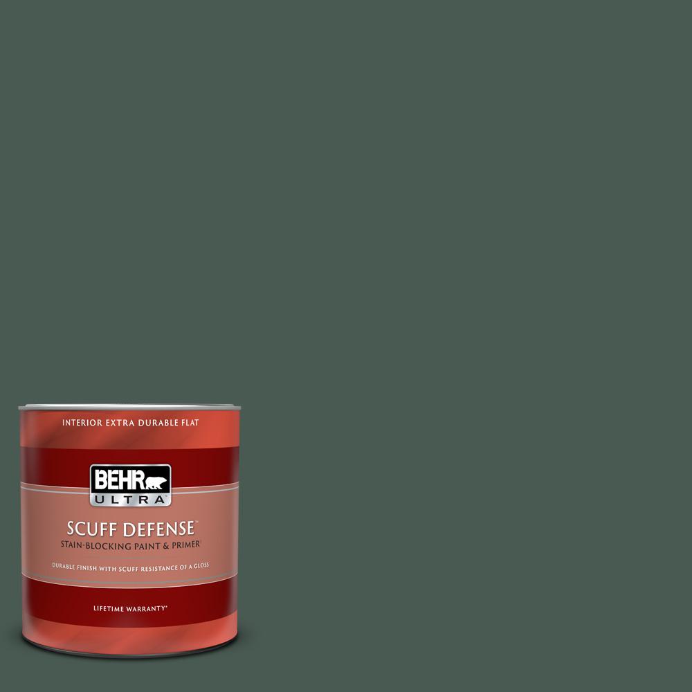 BEHR ULTRA 1 qt. #S420-7 Secluded Woods Extra Durable Flat Interior ...