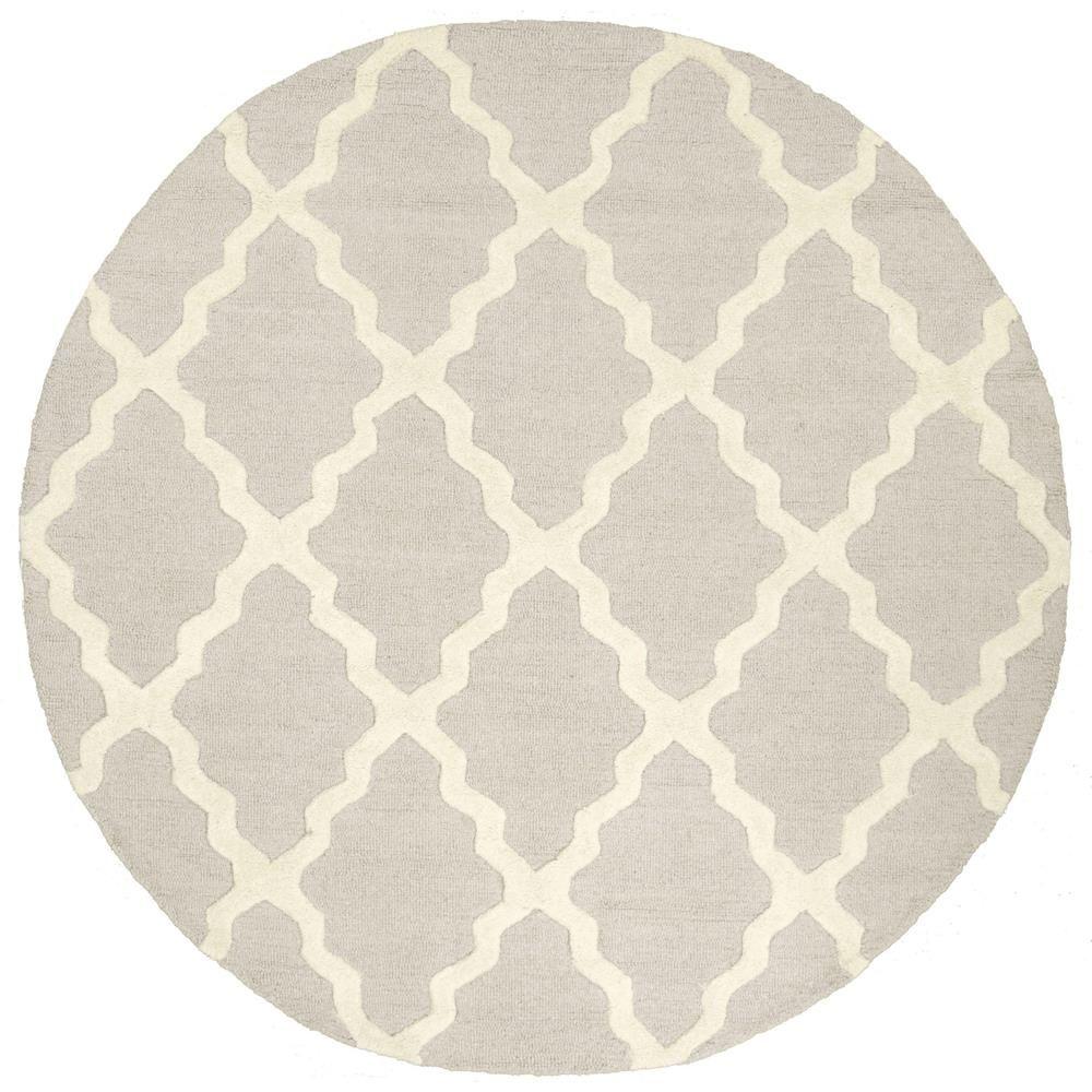 nuLOOM Trellis Tan 6 ft. x 6 ft. Round Area Rug-MTVS27A-606R - The Home ...