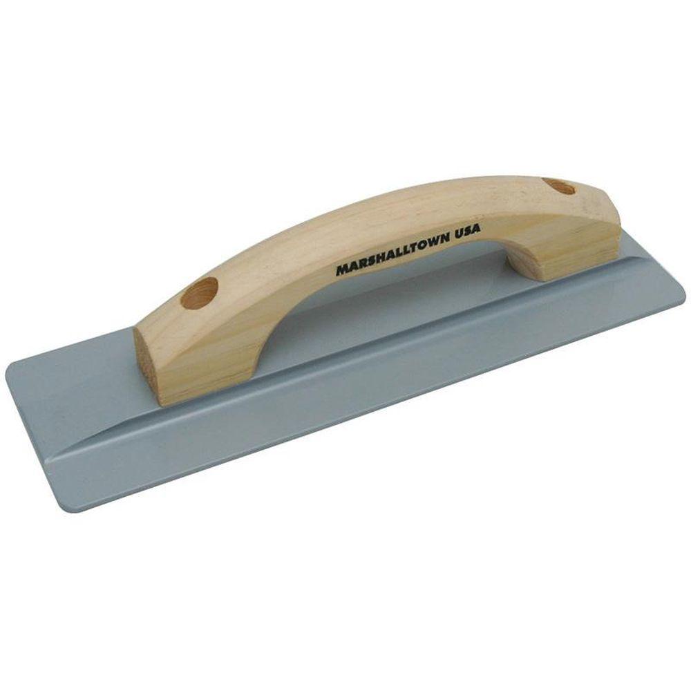 Marshalltown 20 in. x 3-3/4 in. Magnesium Hand Float - Hardwood Handle ...