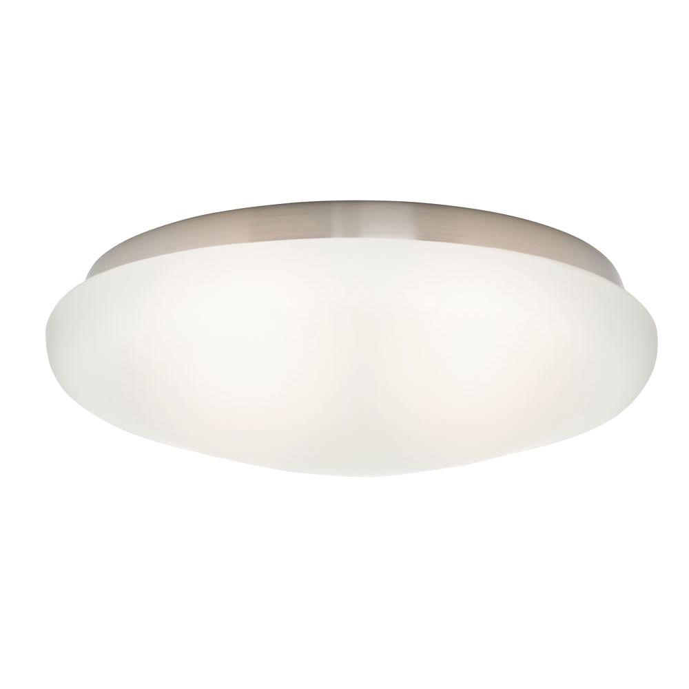 Casablanca 2.25 in. Cased White Shallow Globe for Low Profile Fitters ...