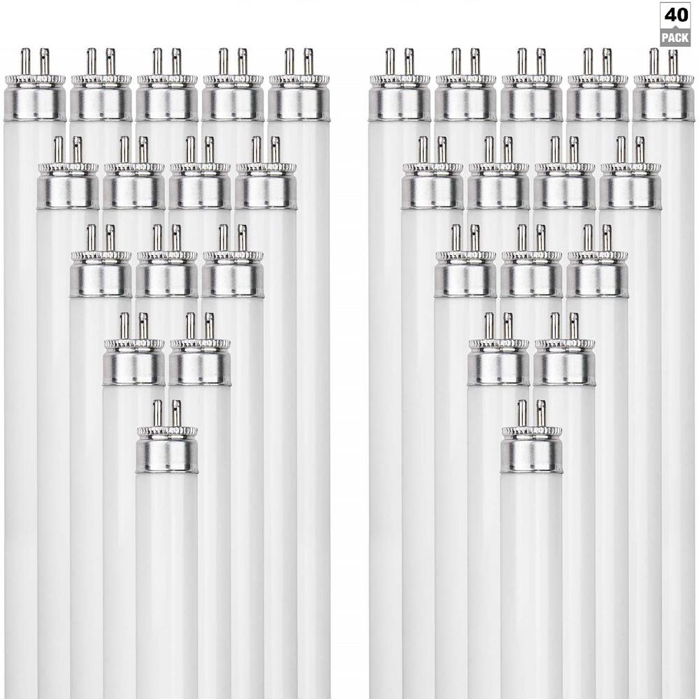Sunlite 46 in. 54-Watt Linear T5 G5 Mini Bi Pin Base Fluorescent Tube ...