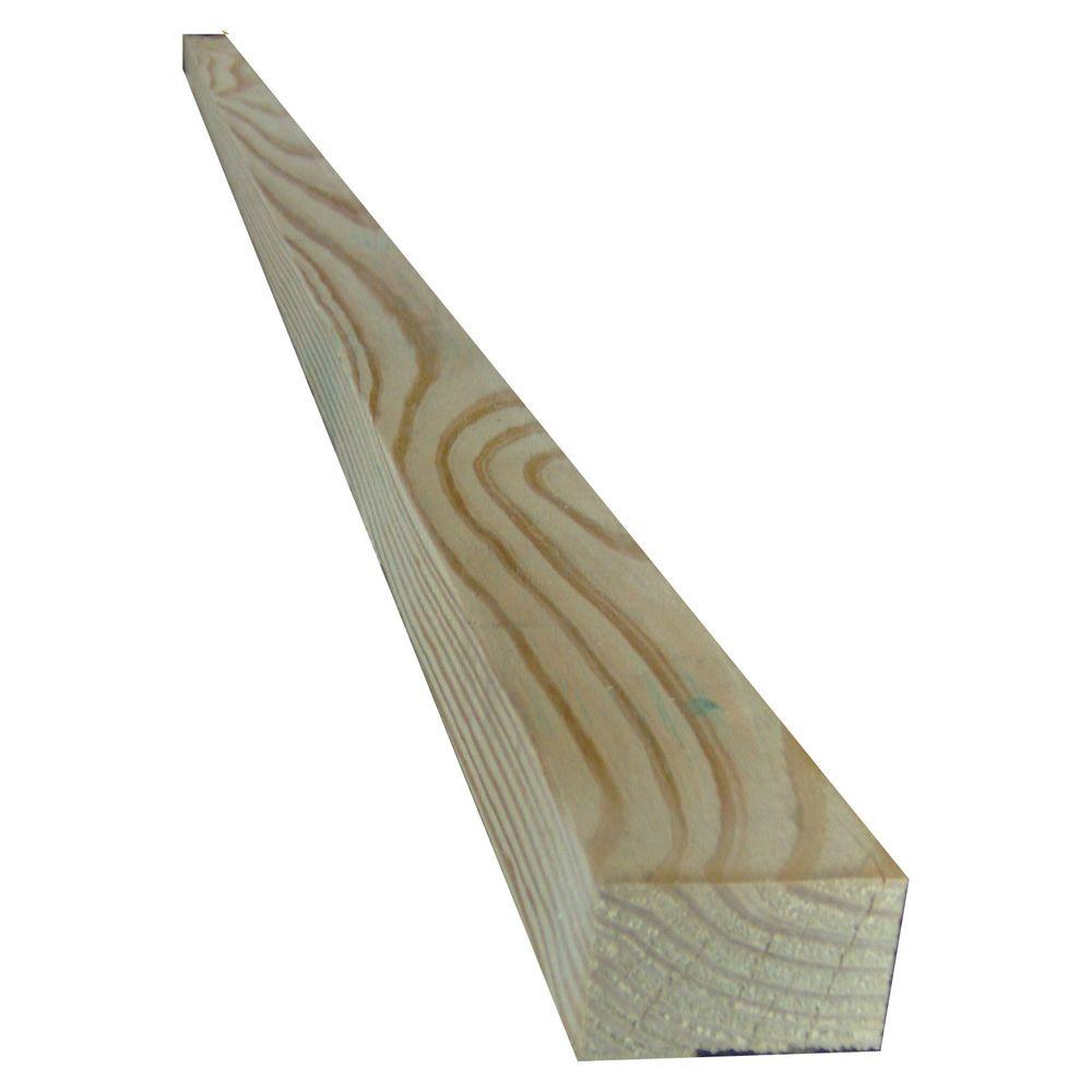 Unbranded 2 In X 3 In X 8 Ft 2 Pressure Treated Lumber 020308MCGX