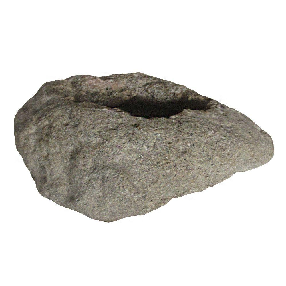 MPG 8.25 in. x 7 in. Volcanic Rock Planter in Ash-PF6359VA - The Home Depot