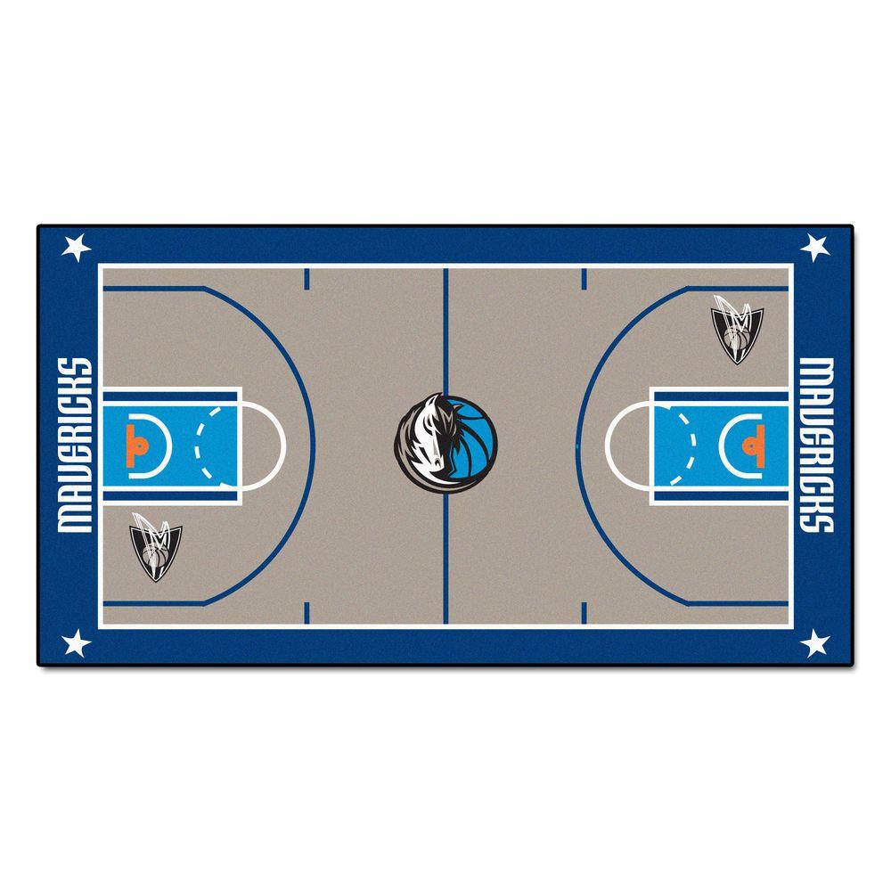 FANMATS NBA Denver Nuggets 3 ft. x 5 ft. Large Court Runner Rug-9247 ...