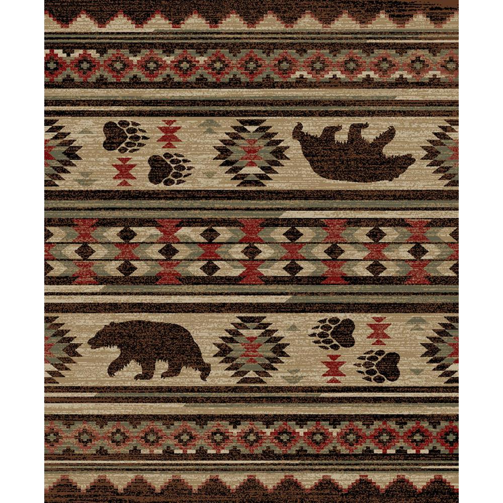 Mayberry Rug American Destination Multi-Color Fort Mountain Multi Lodge ...
