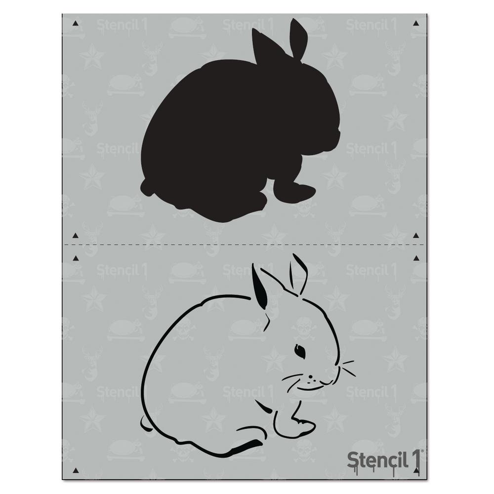 Stencil1 Bunny 2 Layer Stencil-S1_2L_07 - The Home Depot